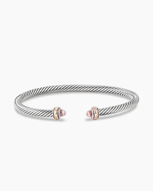 David Yurman Classic Cable Bracelet - Morganite