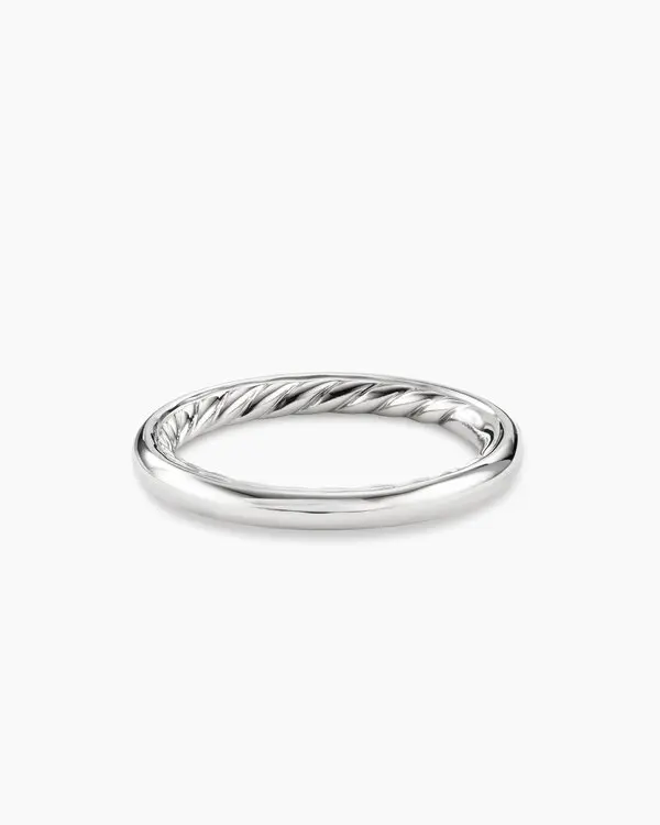 David Yurman Dy Eden Band Ring - Platinum