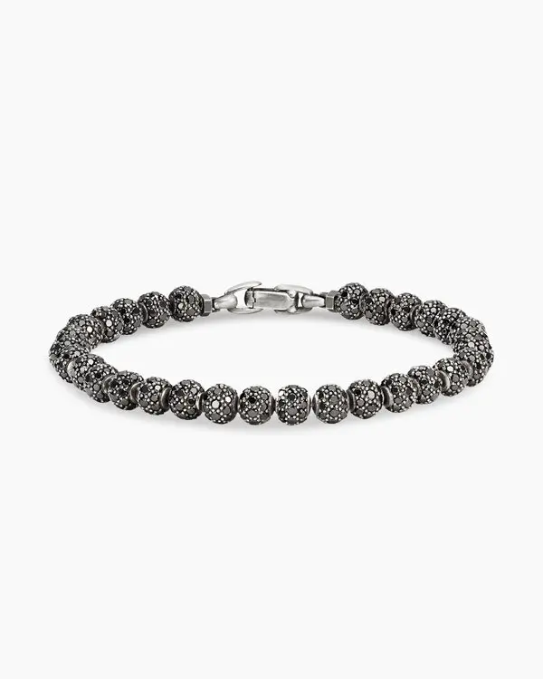 David Yurman Spiritual Beads Bracelet With Onyx And - Black Diamond