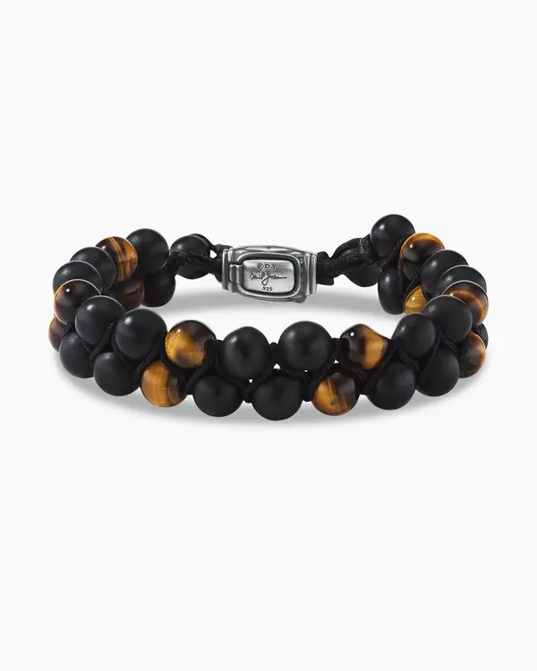David Yurman Spiritual Beads Bracelet - Black Onyx/tigers Eye