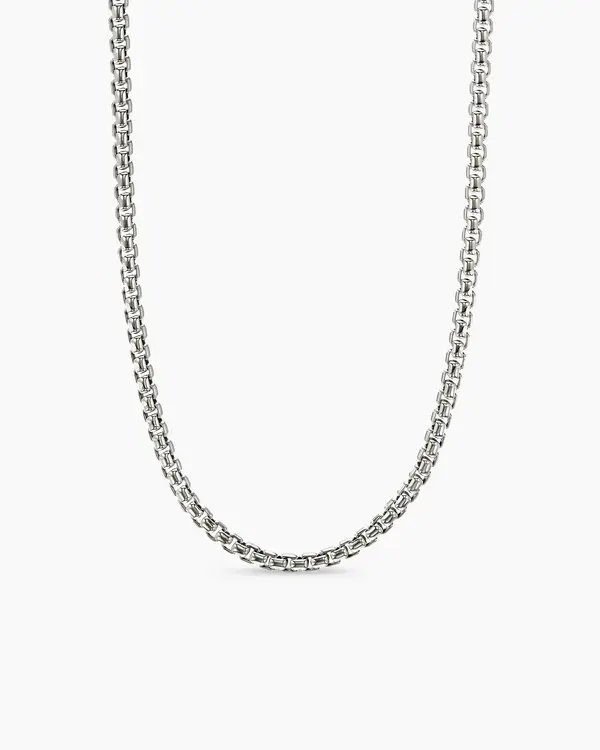 David Yurman Box Chain Necklace - Sterling Silver/14k Yellow Gold