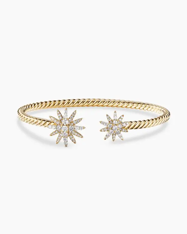 David Yurman Starburst Cable Bracelet - Diamond