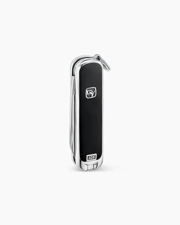 David Yurman Streamline® Inlay Swiss Army® Knife In Sterling Silver With - Black Onyx