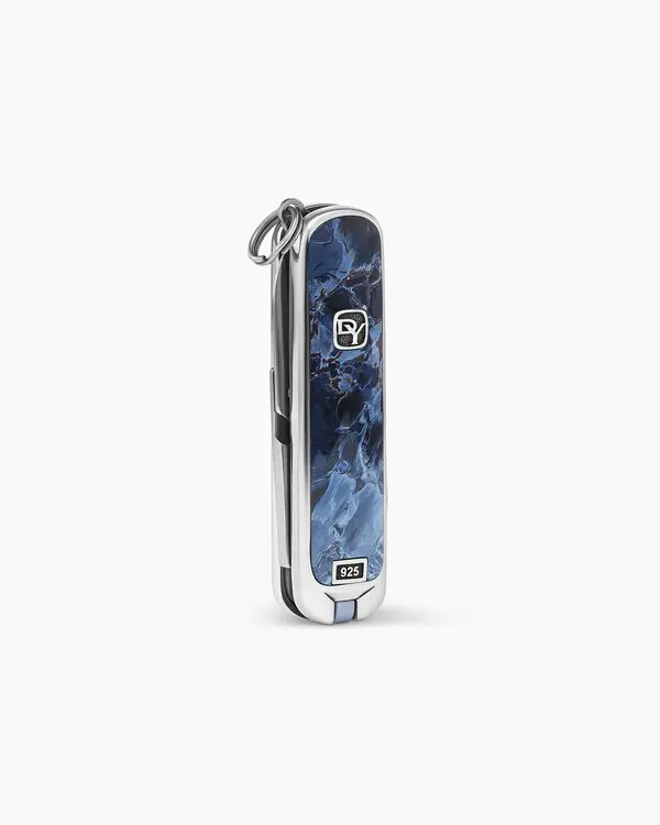 David Yurman Streamline® Inlay Swiss Army® Knife In Sterling Silver With - Pietersite