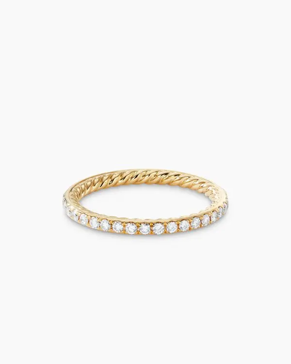 David Yurman Dy Eden Band Ring - Diamond