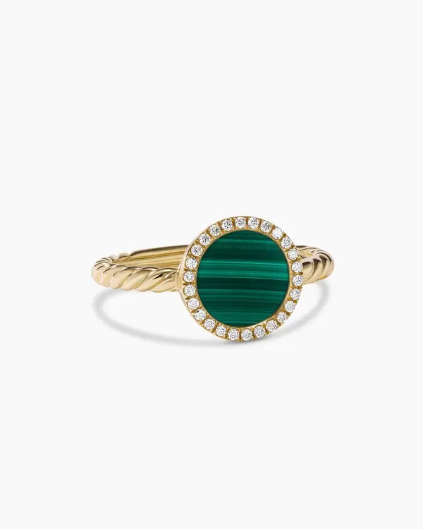 David Yurman Dy Elements Ring - Malachite