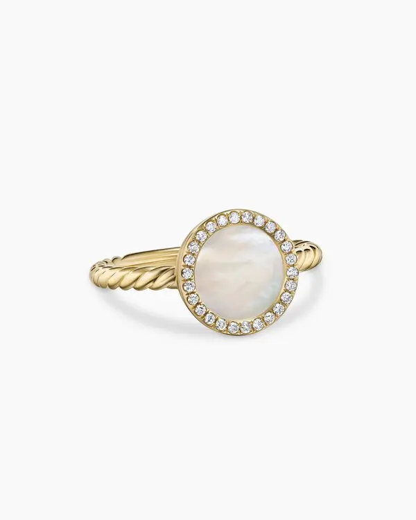 David Yurman Dy Elements Ring - Mother Of Pearl