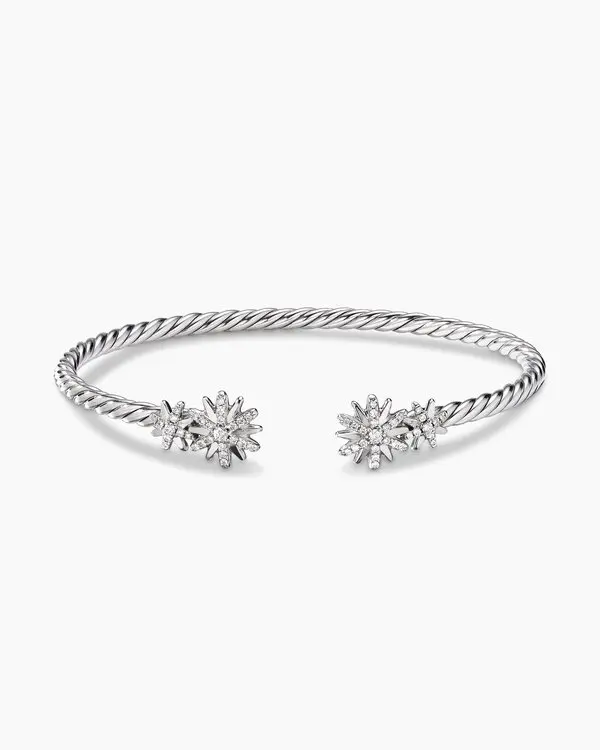 David Yurman Starburst Cable Bracelet - Diamond
