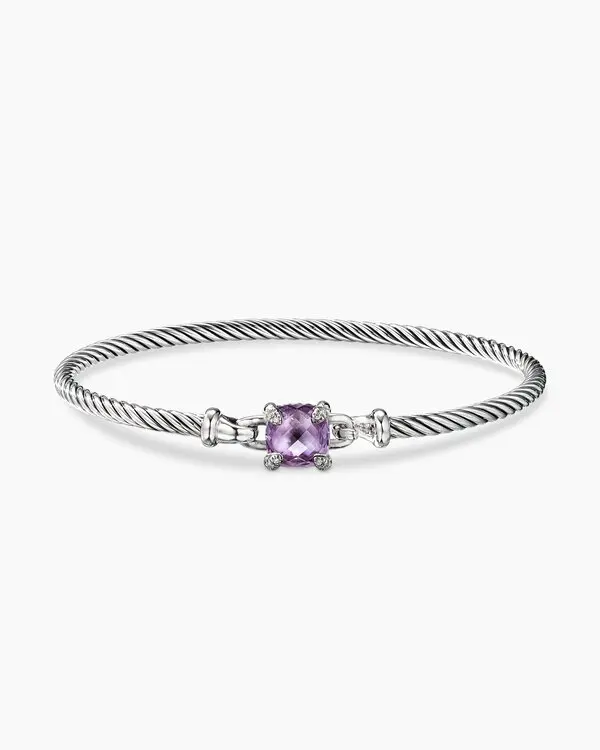 David Yurman Chatelaine Bracelet - Amethyst