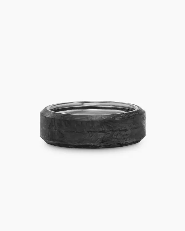 David Yurman Streamline Band Ring - Forged Carbon