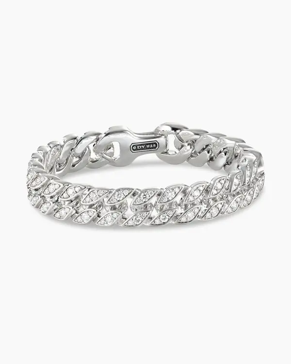 David Yurman Curb Chain Bracelet - Diamond