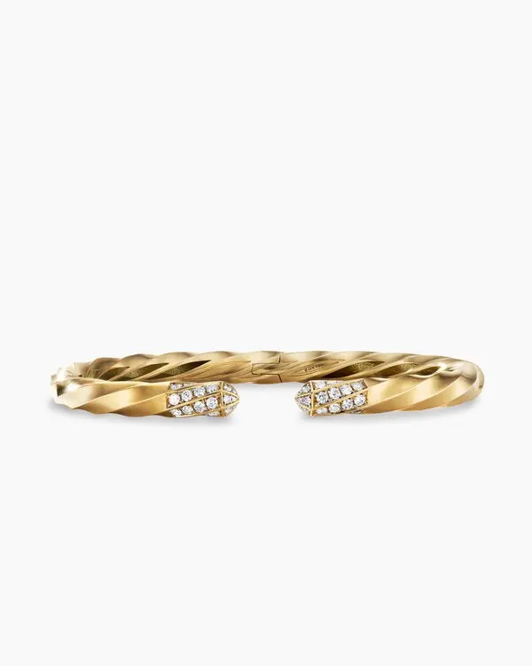 David Yurman Cable Edge® Bracelet With Diamonds - Diamond