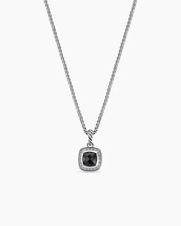 David Yurman Petite Albion® Pendant Necklace - Black Onyx