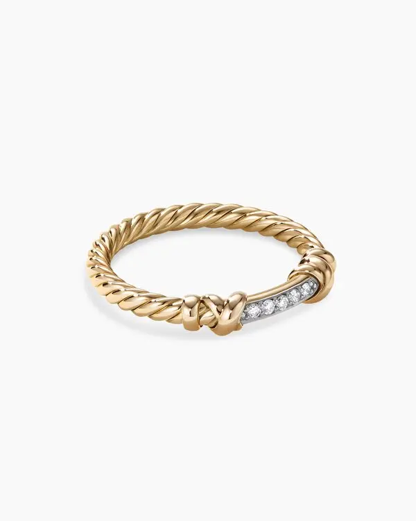 David Yurman Petite Helena Wrap Band Ring - Diamond