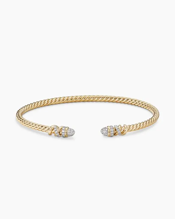 David Yurman Petite Helena Cablespira® Bracelet - Diamond