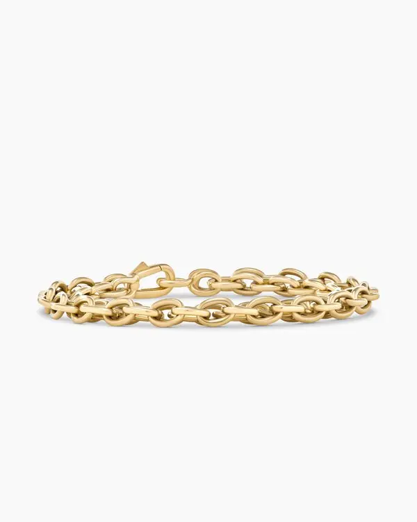 David Yurman Shipwreck Chain Bracelet - All 18k Yellow Gold
