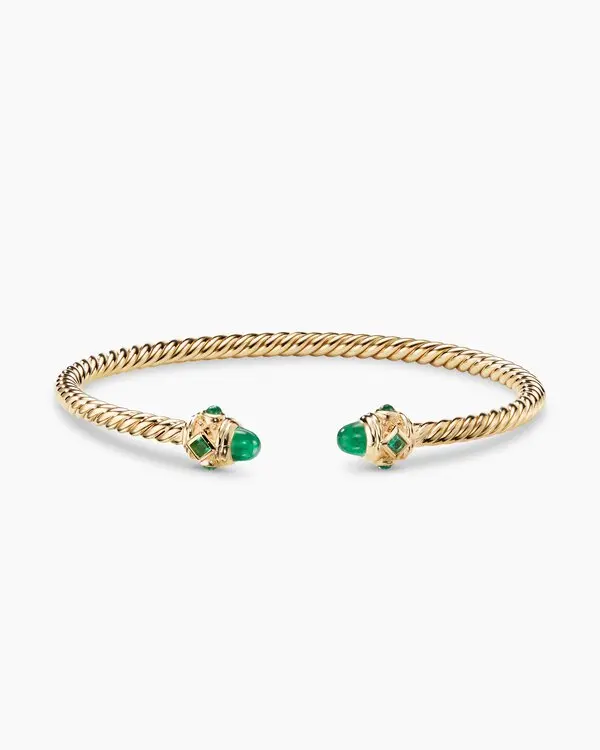 David Yurman Renaissance® Cablespira® Bracelet Emerald
