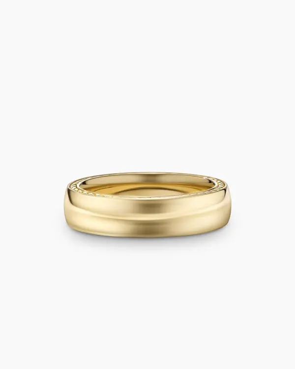 David Yurman Streamline® 18k Yellow Gold Band Ring - All 18k Yellow Gold