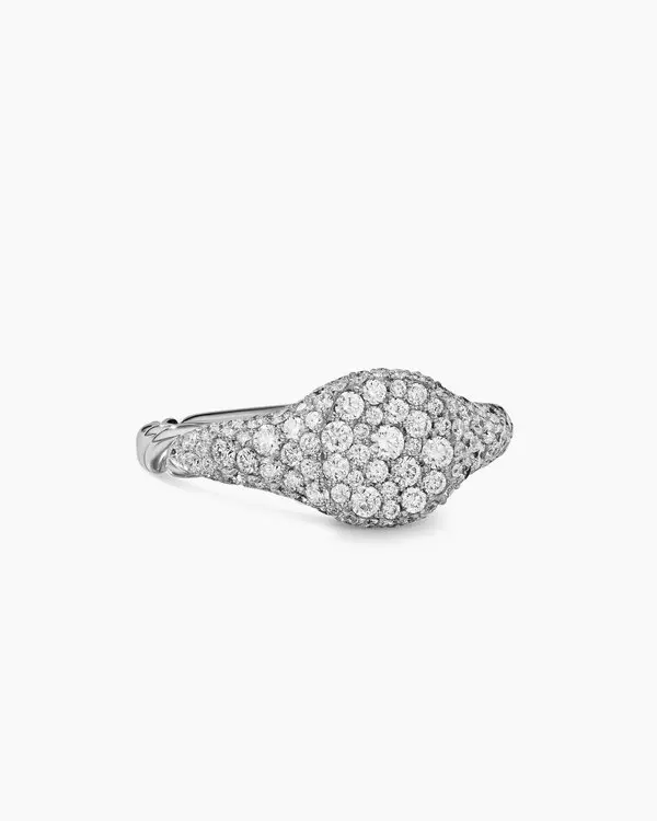 David Yurman Petite Pavé Pinky Ring - Diamond