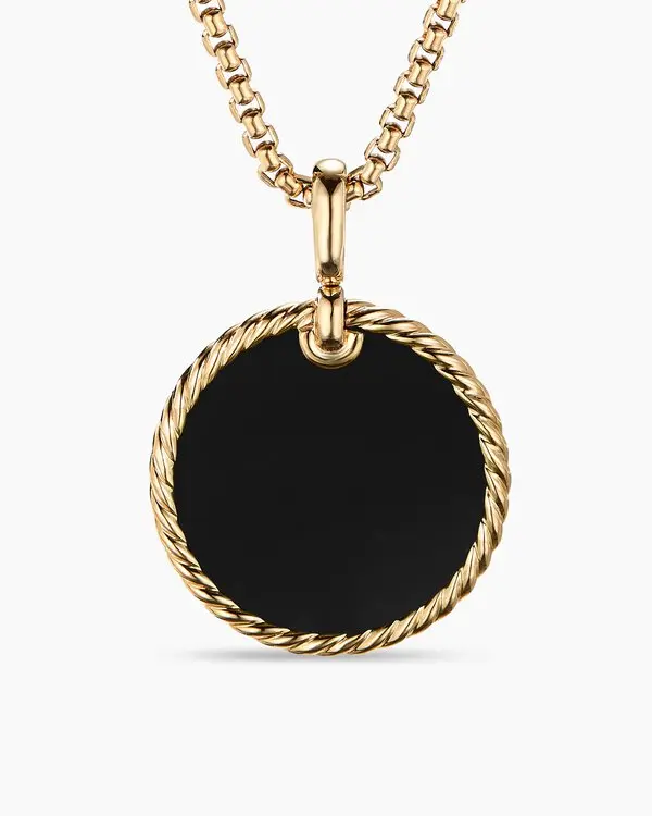David Yurman Dy Elements® Pendant - Blk Onyx White Agate Mop
