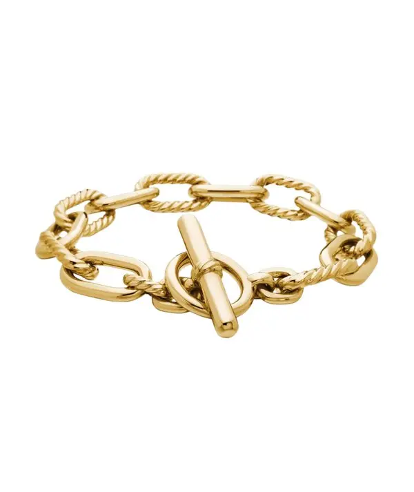 David Yurman Dy Madison® Toggle Chain Bracelet - All 18k Yellow Gold