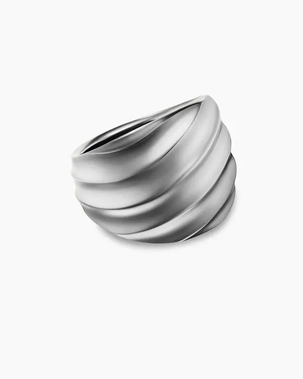 David Yurman Cable Edge® Saddle Ring - Sterling Silver Recycled