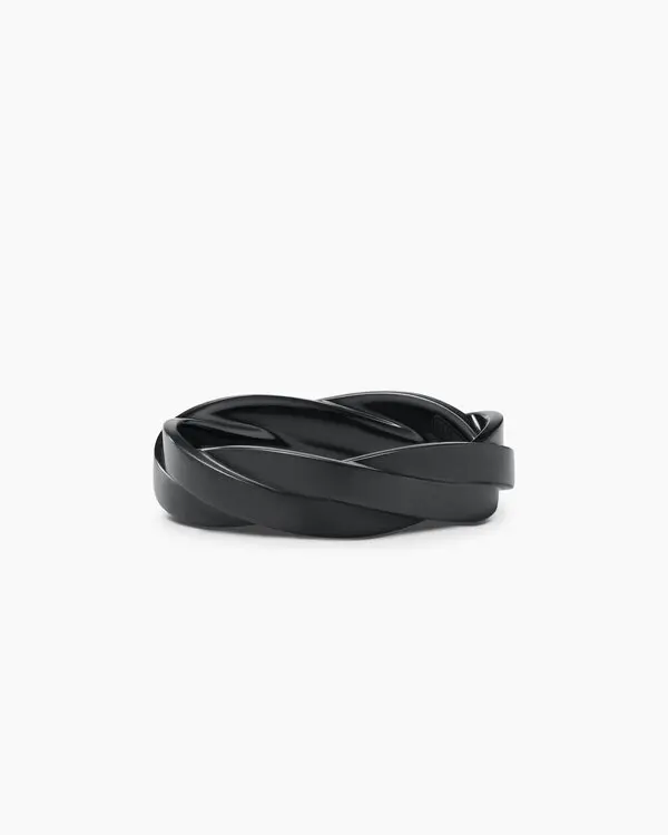 David Yurman Dy Helios™ Band Ring - Black Titanium