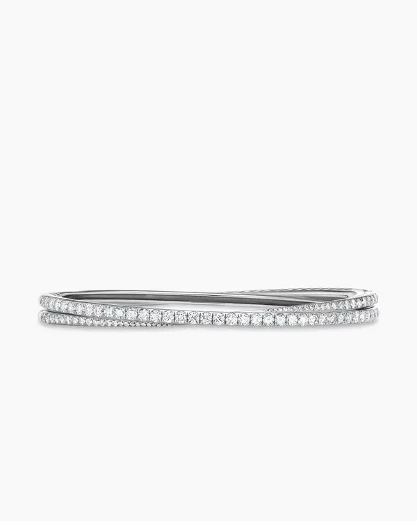 David Yurman Pavé Crossover Bracelet - Diamond