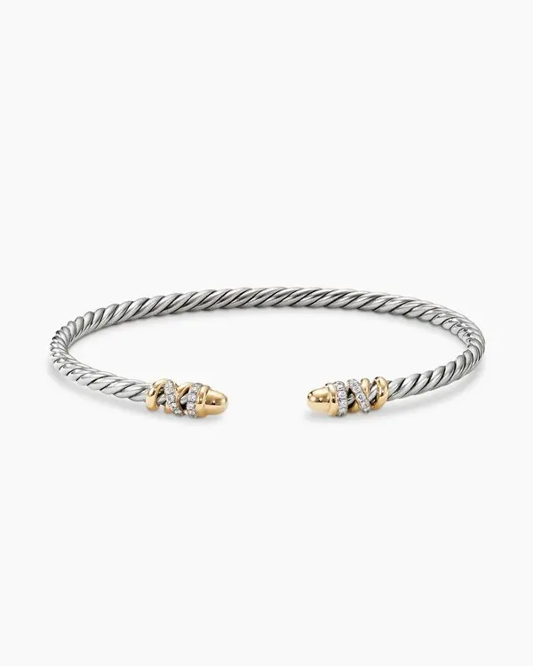 David Yurman Petite Helena Bracelet - Gold Dome