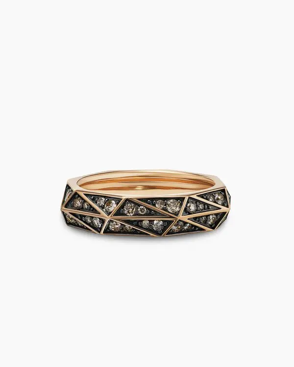 David Yurman Faceted Band Ring - Cognac Diamond