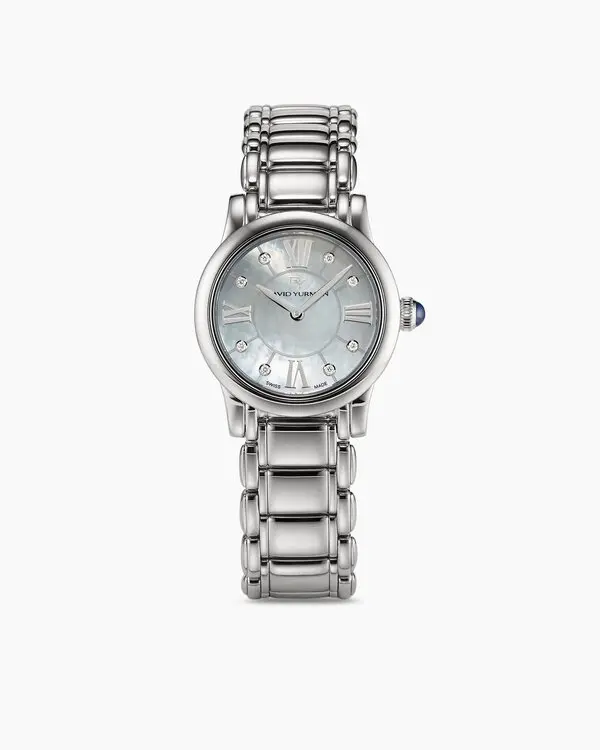 David Yurman Classic Quartz Watch In With Diamonds