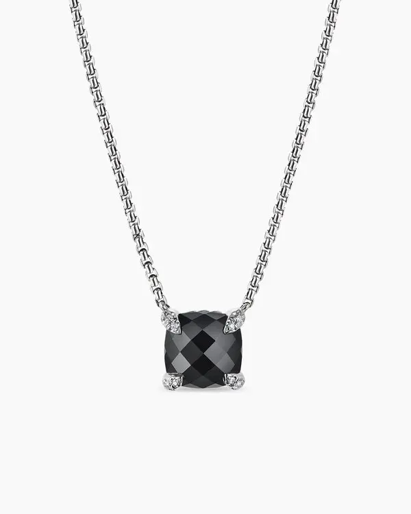 David Yurman Petite Chatelaine® Pendant Necklace - Black Onyx