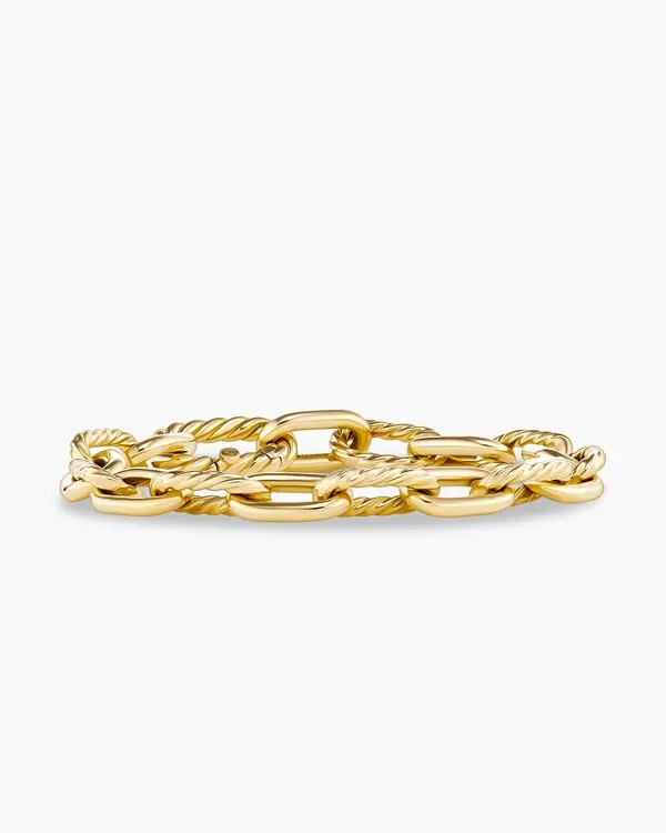David Yurman Dy Madison® Chain Bracelet - All 18k Yellow Gold