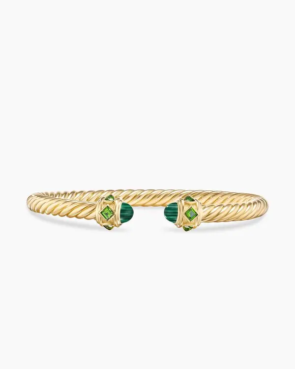 David Yurman Renaissance® Cablespira® Bracelet - Malachite