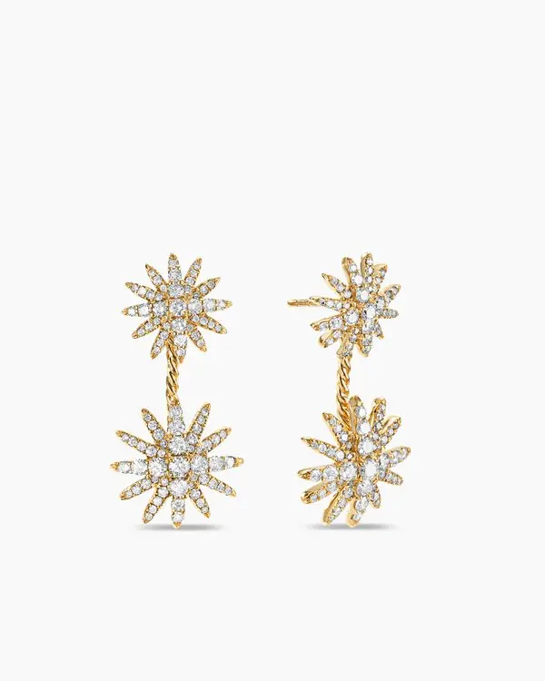 David Yurman Starburst Drop Earrings - Diamond