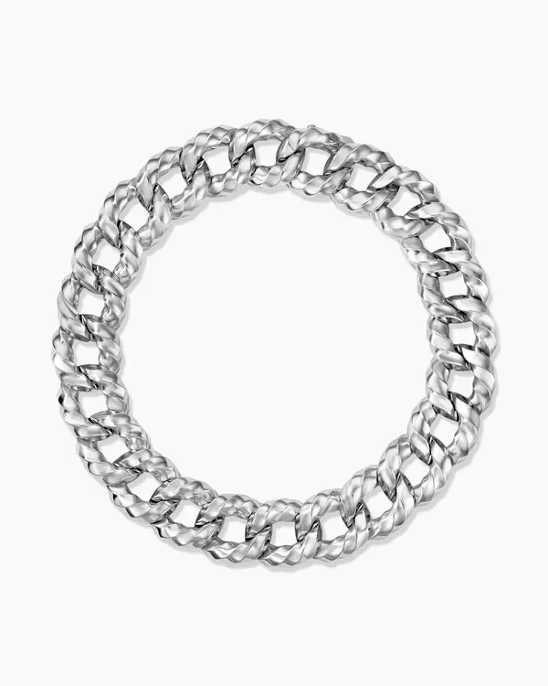 David Yurman Cable Edge® Curb Chain Necklace - Sterling Silver Recycled