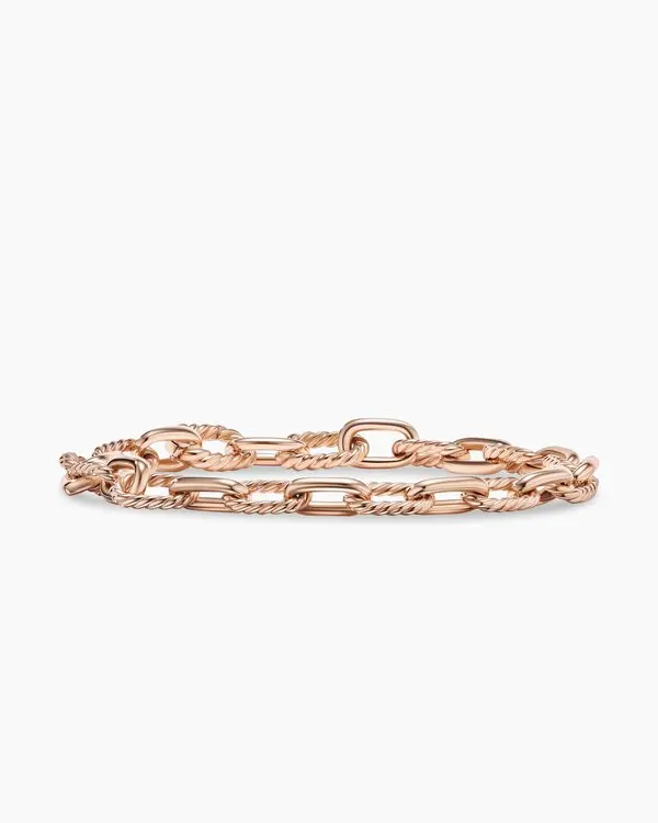David Yurman Dy Madison® Chain Bracelet - 18k Rose Gold