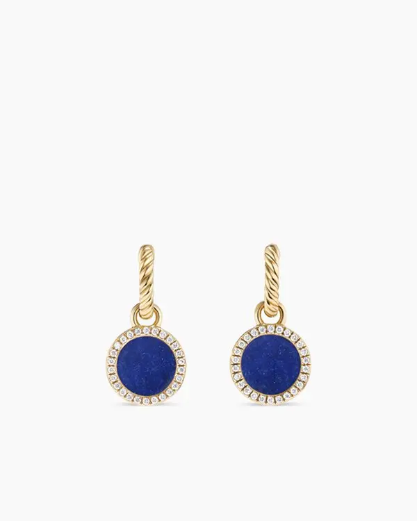 David Yurman Petite Dy Elements Drop Earrings - Lapis Lazuli