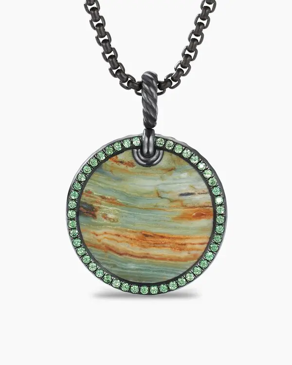 David Yurman Limited Dy Elements® Disc Pendant - Bogwood