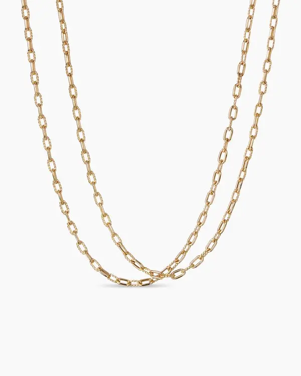 David Yurman Dy Madison® Chain Necklace - All 18k Yellow Gold