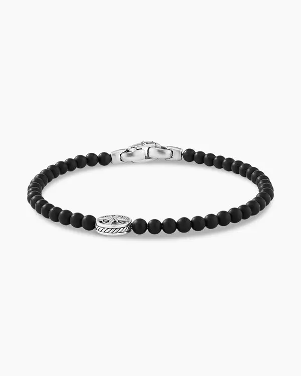 David Yurman Spiritual Beads Compass Bracelet - Black Onyx