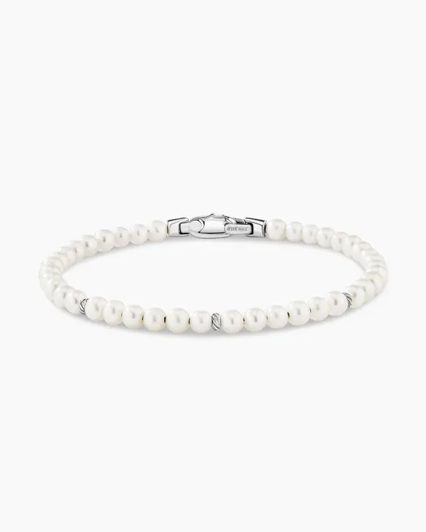 David Yurman Bijoux Spiritual Beads Bracelet - Pearl