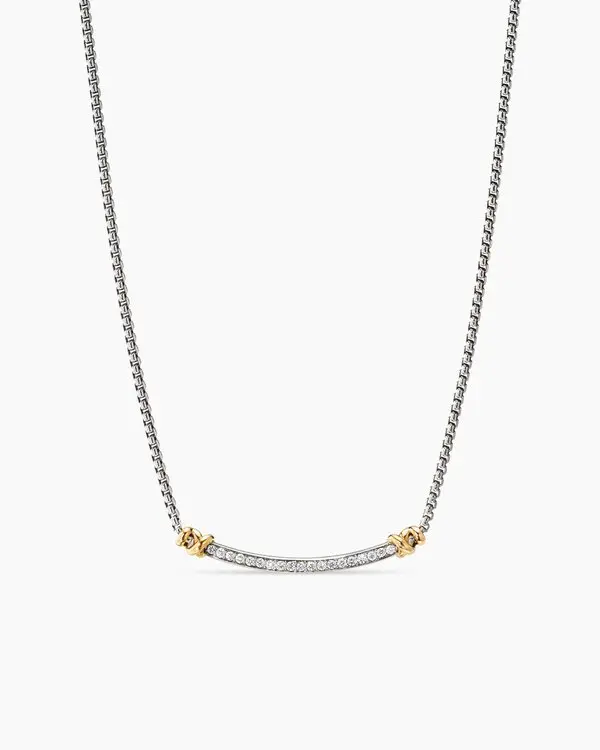 David Yurman Petite Helena Wrap Station Necklace - Diamond