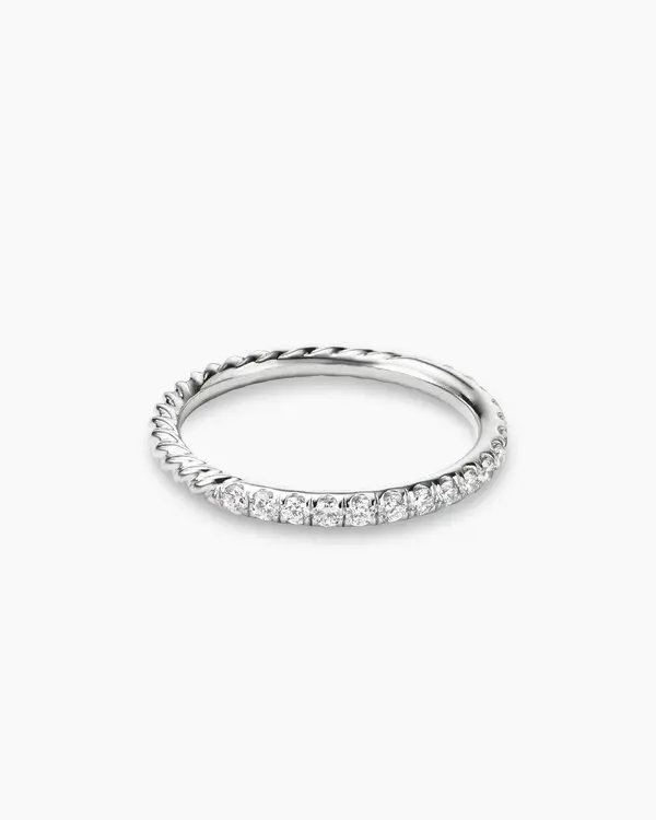 David Yurman Cable Collectibles® Stack Ring - Diamond