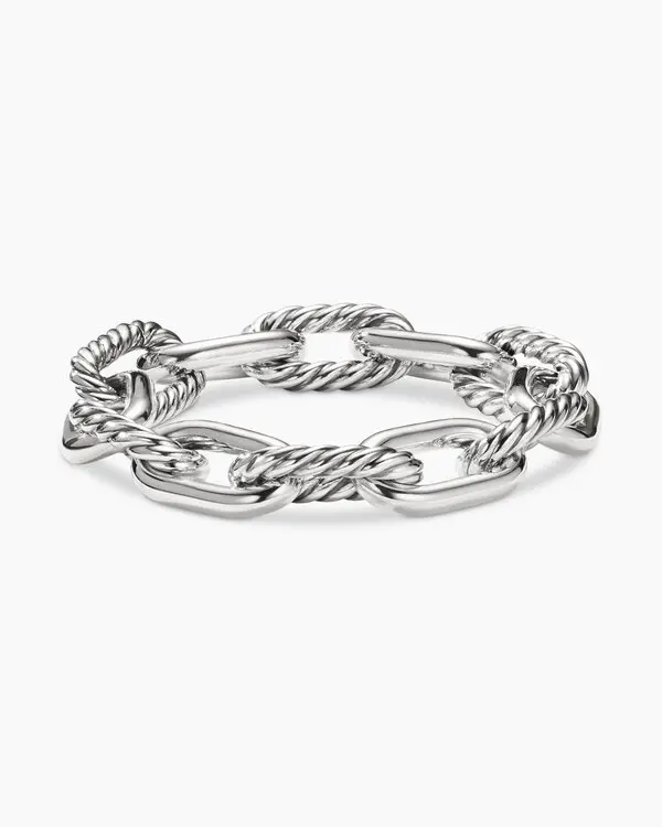 David Yurman Dy Madison Chain Bracelet - All Sterling Silver