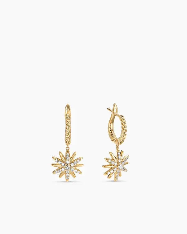 David Yurman Starburst Drop Earrings - Diamond
