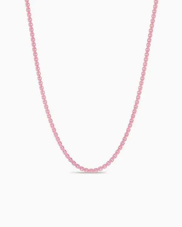 David Yurman Dy Bel Aire Chain Necklace - Blush