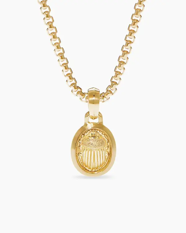 David Yurman Petrvs® Scarab Pendant In 18k Yellow Gold - All 18k Yellow Gold