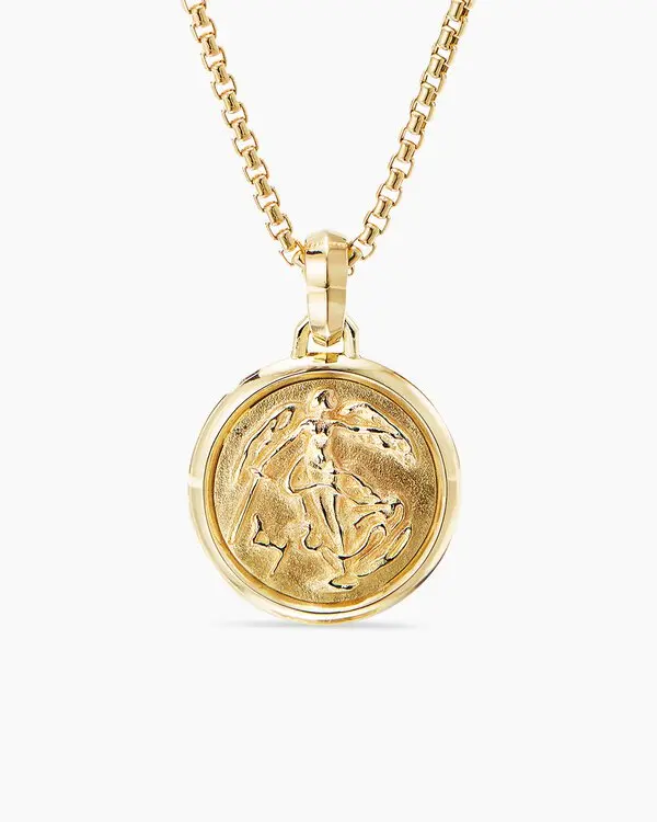 David Yurman Petrvs® Angel Pendant - All 18k Yellow Gold