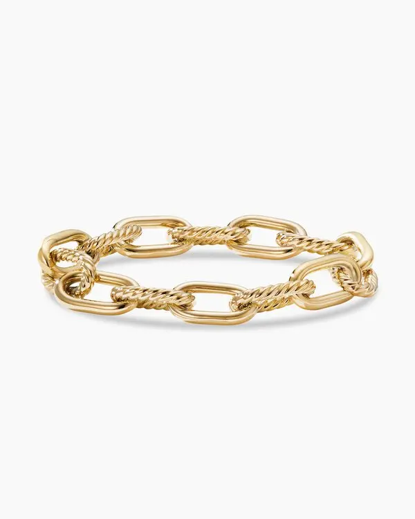 David Yurman Dy Madison® Chain Bracelet - All 18k Yellow Gold
